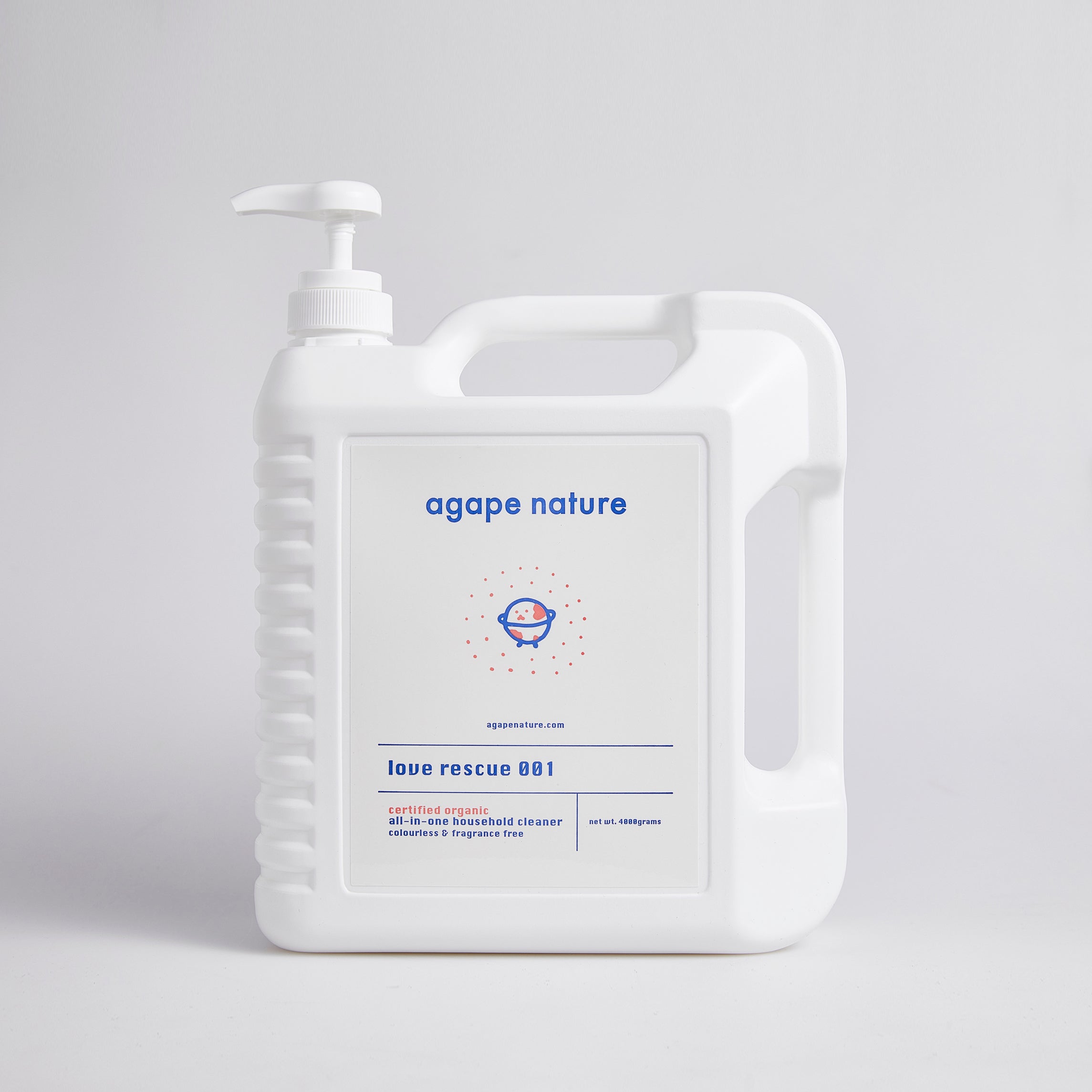 Love Rescue 001 certified organic multi-purpose cleaner (4kg) – agape ...